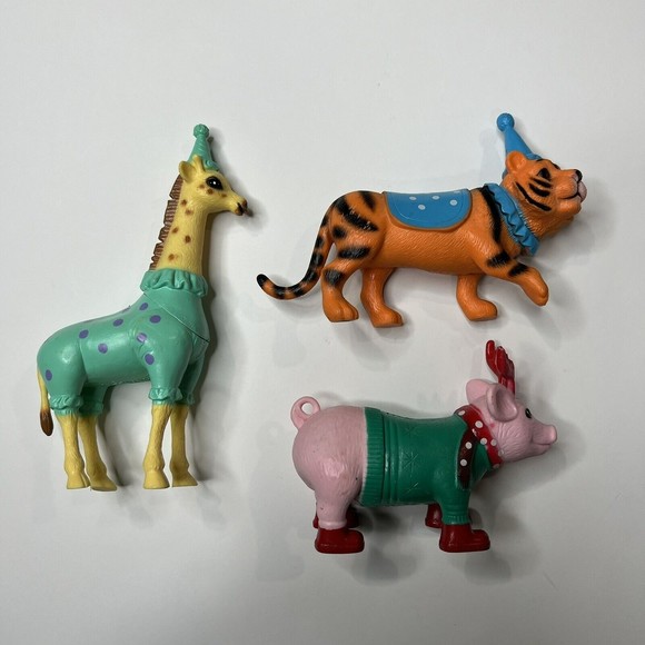 Ankyo | Toys | Ankyo Party Animals Kids Toys Cake Toppers Lot Of 3 ...